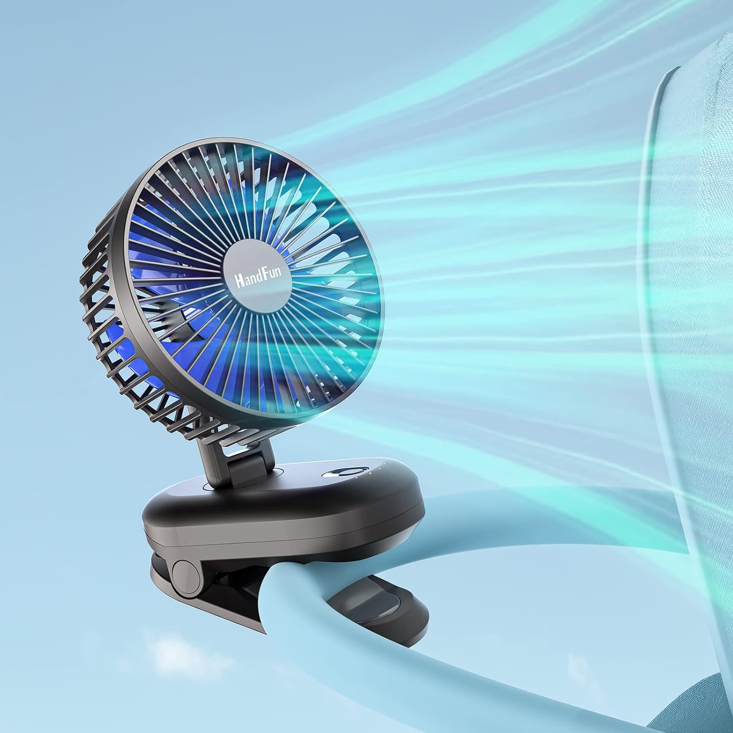 Four-speed foldable desktop fan – HandFan