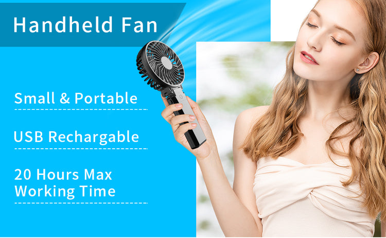 Mini electronic handheld fan – HandFan
